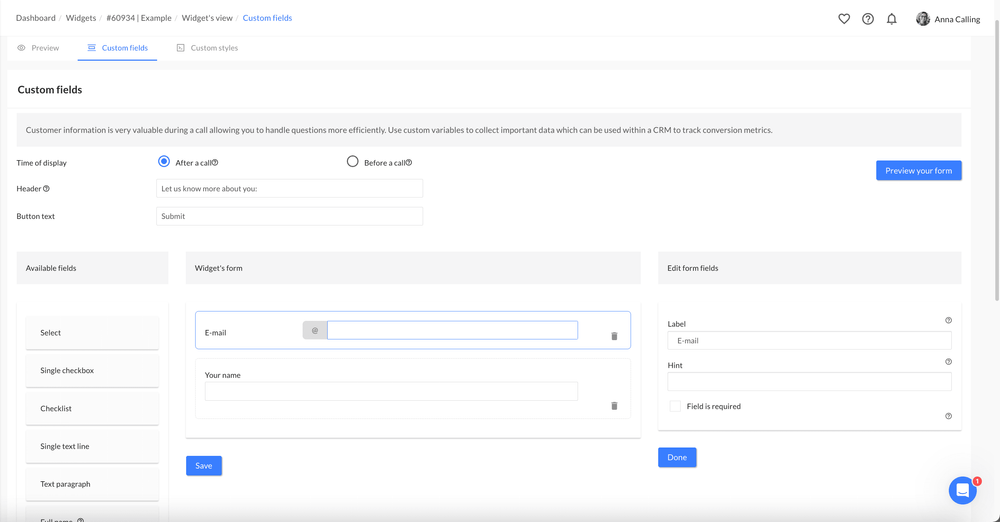 Get Started Right: Customizing Your CallPage Widget Setting